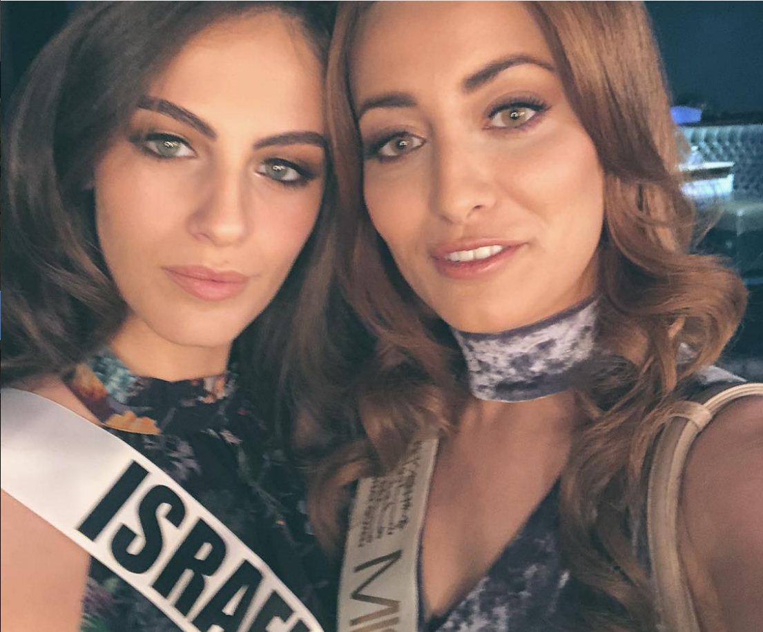 Miss Irak causa polémica tras publicar una foto con Miss Israel ...