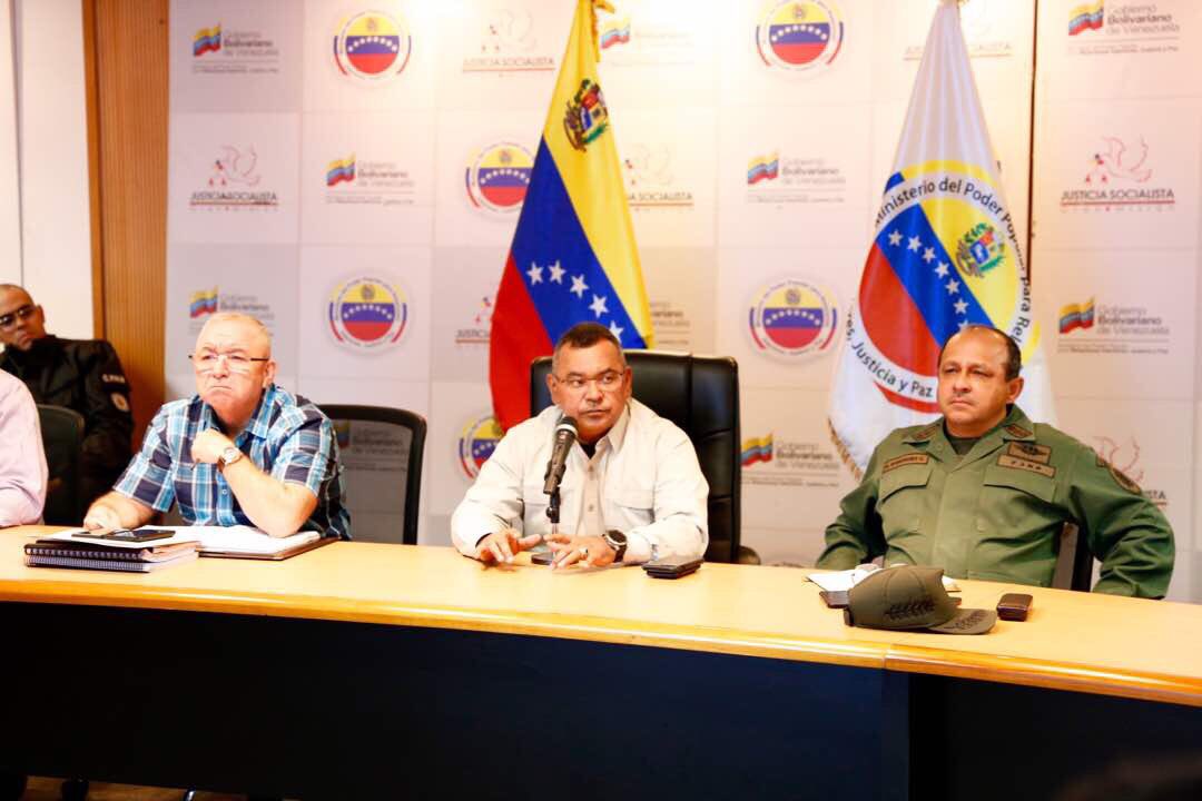 Ministro Reverol evalúa incidencia delictiva en el país con cuerpos de ...