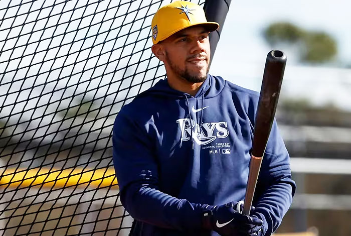 René Pinto encaminado a ser titular con los Rays - Diario Versión Final