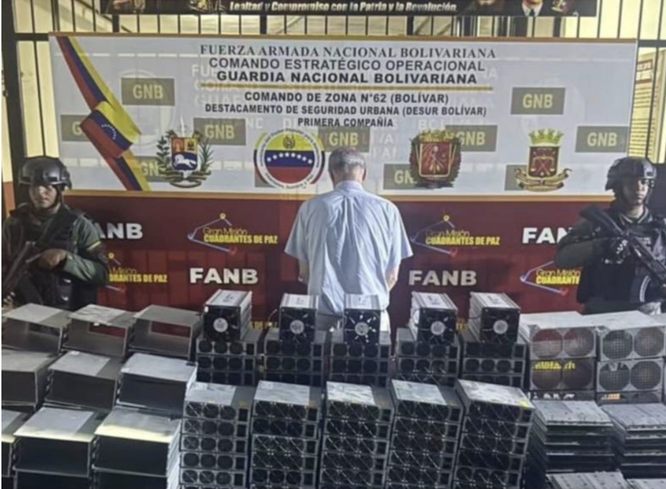Golpe a la minería ilegal: GNB desmantela granja de criptoactivos en ...